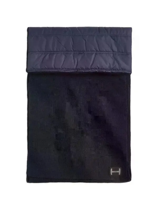 Hogan Logo Knit Scarf