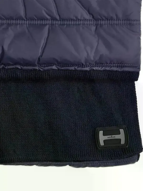 Hogan Logo Knit Scarf