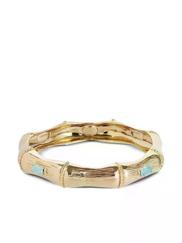 Gas Bijoux Bamboo Hinged Bracelet - Gold