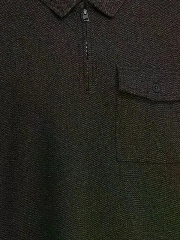 Vince Pocket Polo Shirt - Brown