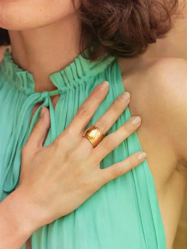 Sylvia Toledano Dune Hammered Ring