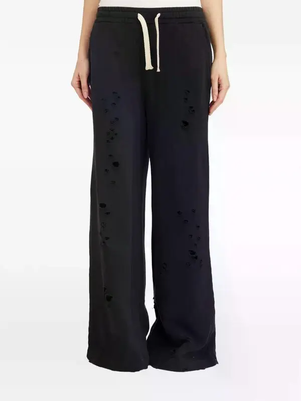 NOSTRA SANTISSIMA Distressed-effect Pants