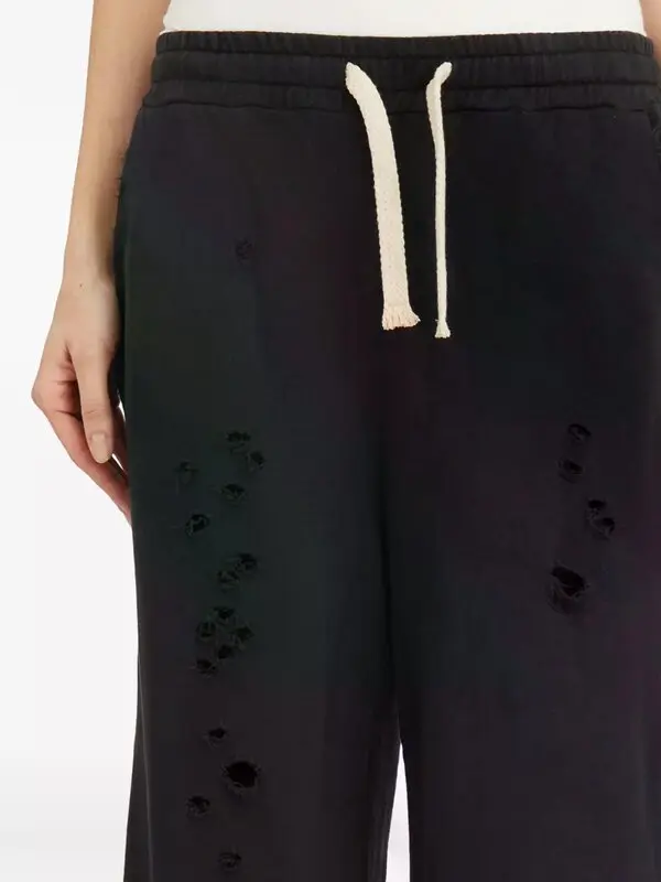 NOSTRA SANTISSIMA Distressed-effect Pants