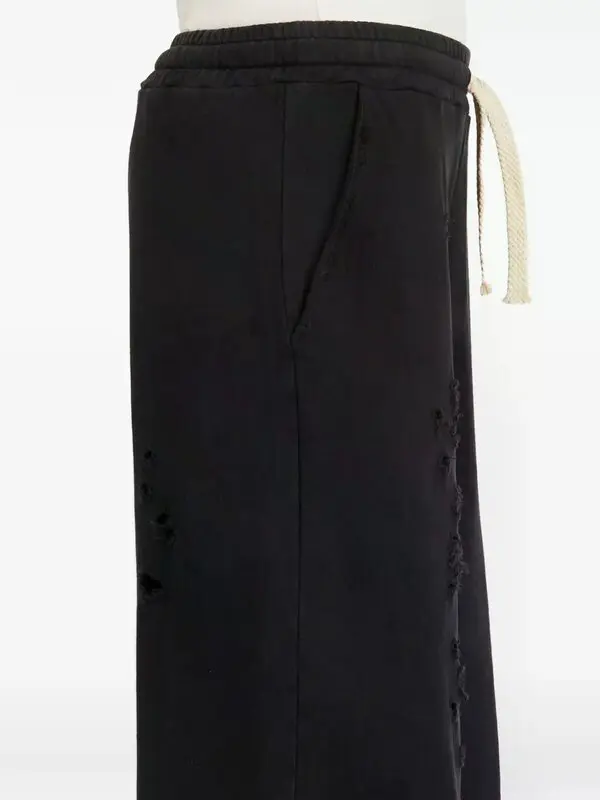 NOSTRA SANTISSIMA Distressed-effect Pants
