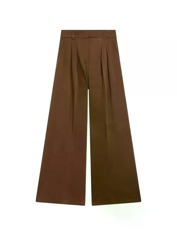 Max Mara Natale Pleated Trousers - Brown