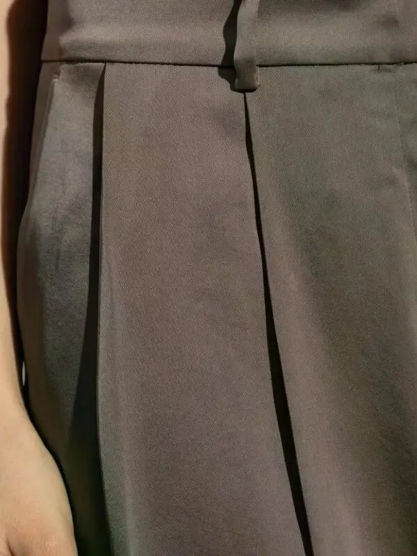 Michael Kors Pleated Trousers - Brown