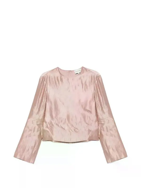 LOULOU Round-neck Blouse