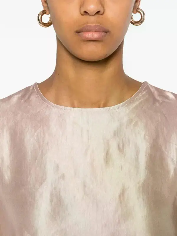 LOULOU Round-neck Blouse