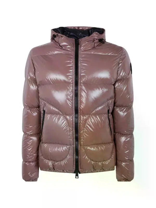 Herno Gloss-finish Padded Coat - Pink