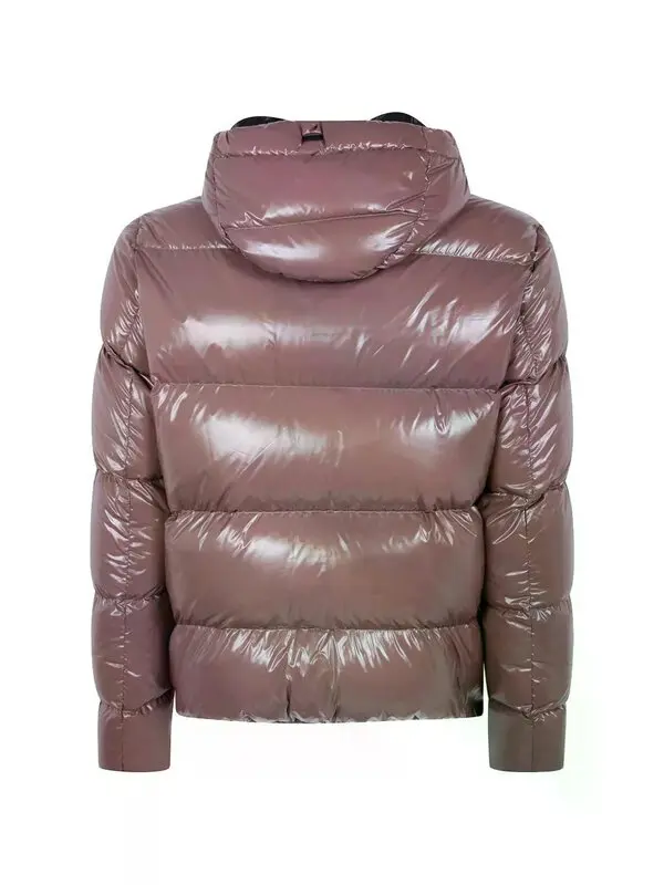 Herno Gloss-finish Padded Coat - Pink