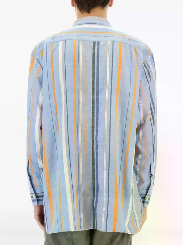 NIGEL CABOURN X Madras Striped Shirt