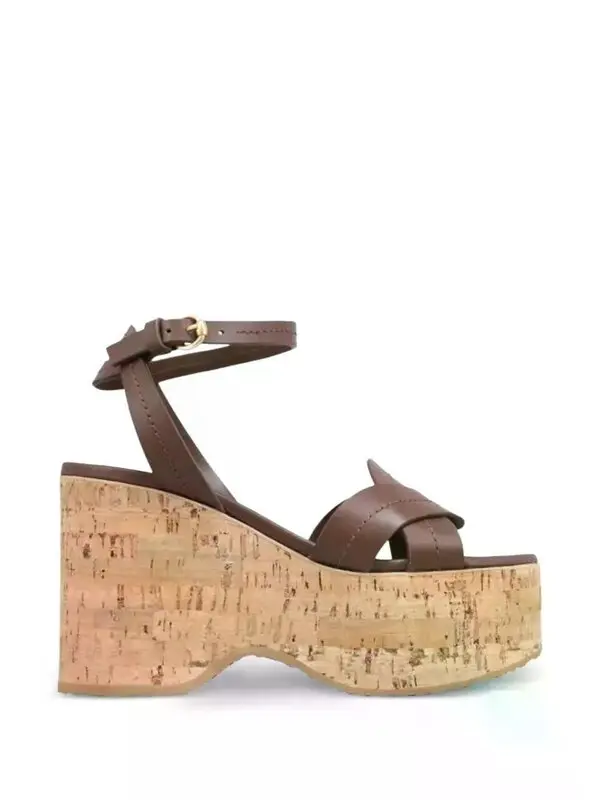 GIANVITO ROSSI Crossover Platform Sandals