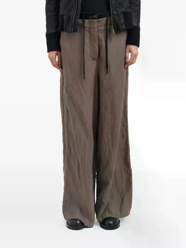 Masnada Wide-leg Wool Trousers