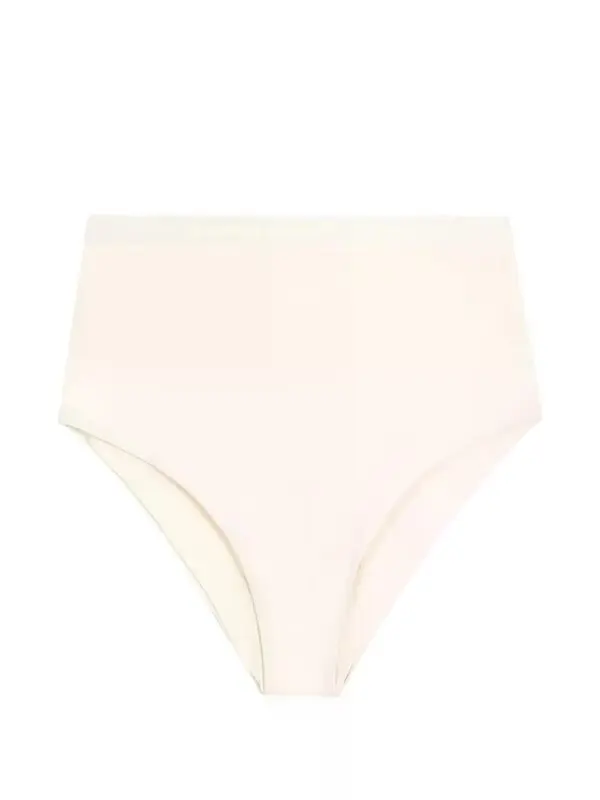JIL SANDER Contrast-logo Bikini Bottom - Neutrals