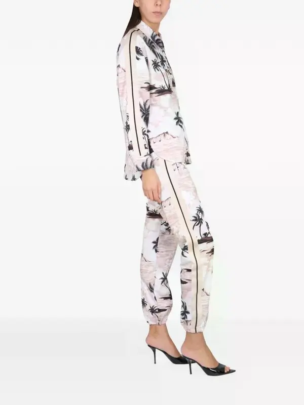 Palm Angels Island Print Track Pants