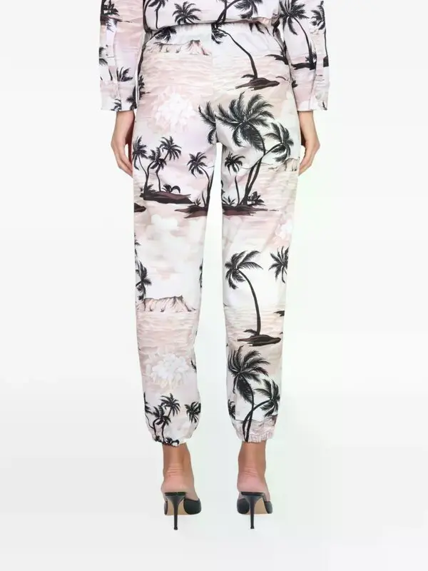 Palm Angels Island Print Track Pants