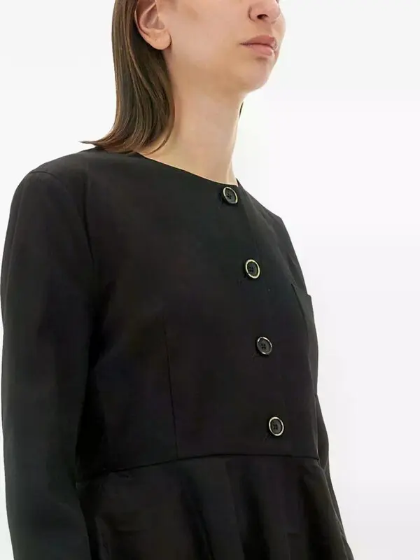 UMA WANG Koney Buttoned Peplum Shirt