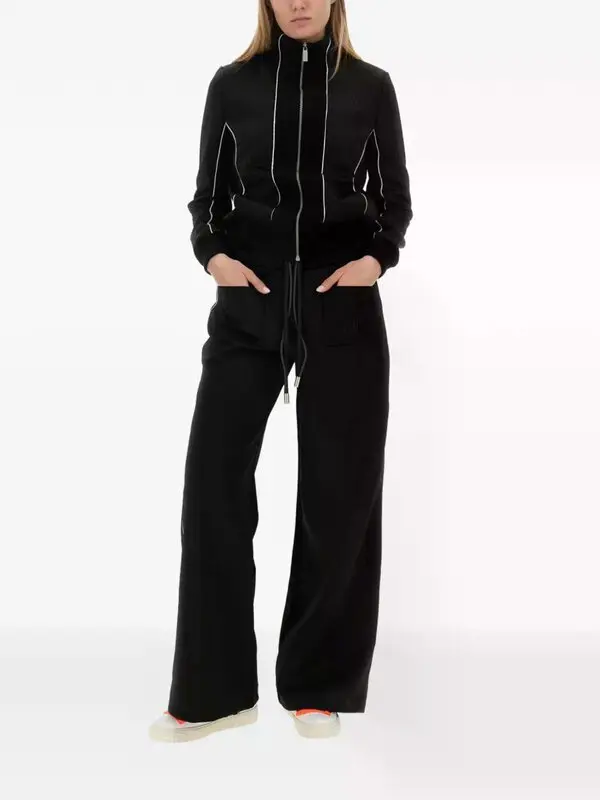 Off-White Drawstring Piping Trousers