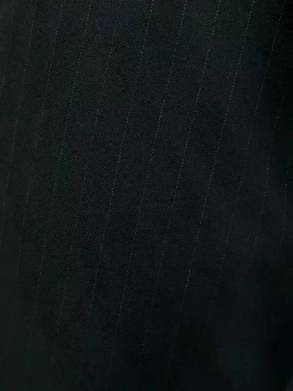 Comme Des Garçons Pinstripe Cropped Trousers