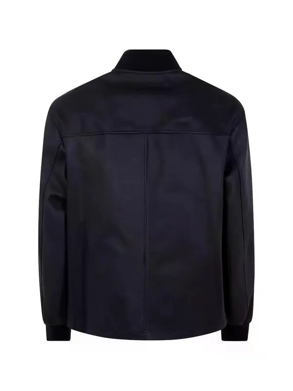 DESA 1972 Patch-pocket Leather Bomber Jacket