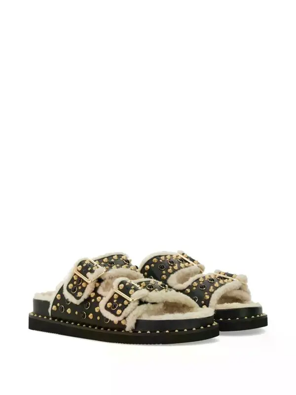 Ash Utah Studded Sandals - Neutrals