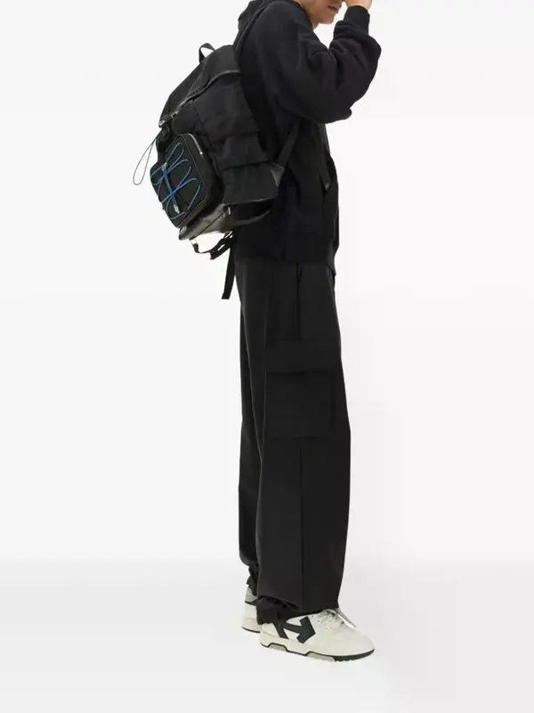 Off-White Logo-print Hoodie - Black