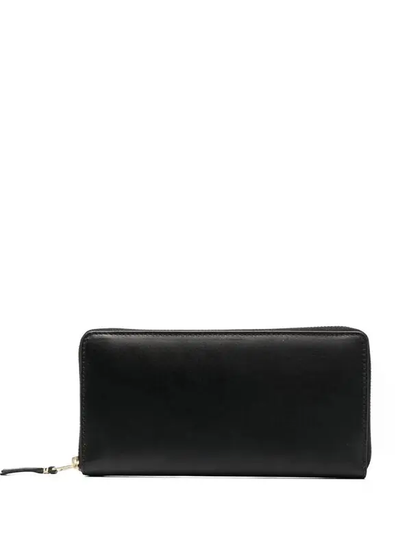 Comme Des Garçons Zip Leather Wallet - Black