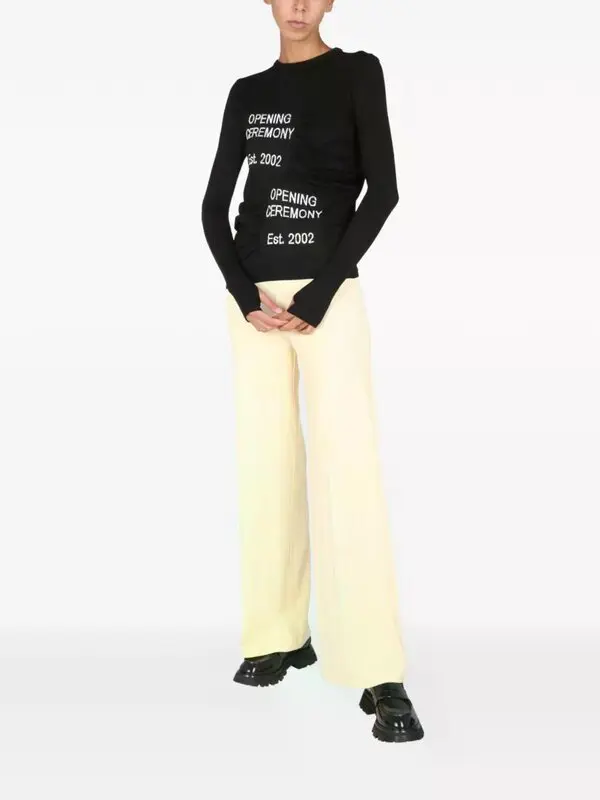 Opening Ceremony Long-sleeved T-shirt With Ruched Detail