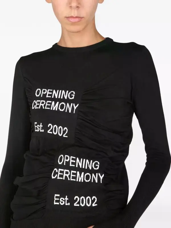 Opening Ceremony Long-sleeved T-shirt With Ruched Detail