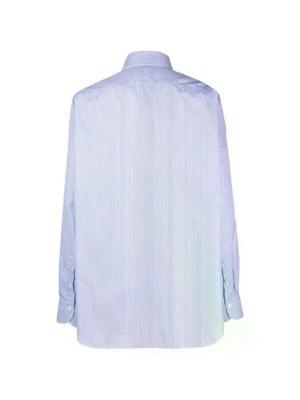 FINAMORE 1925 Striped Cotton Shirt