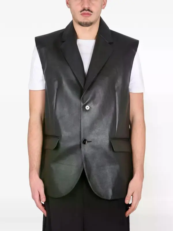 MAISON MARGIELA Leather Waistcoat
