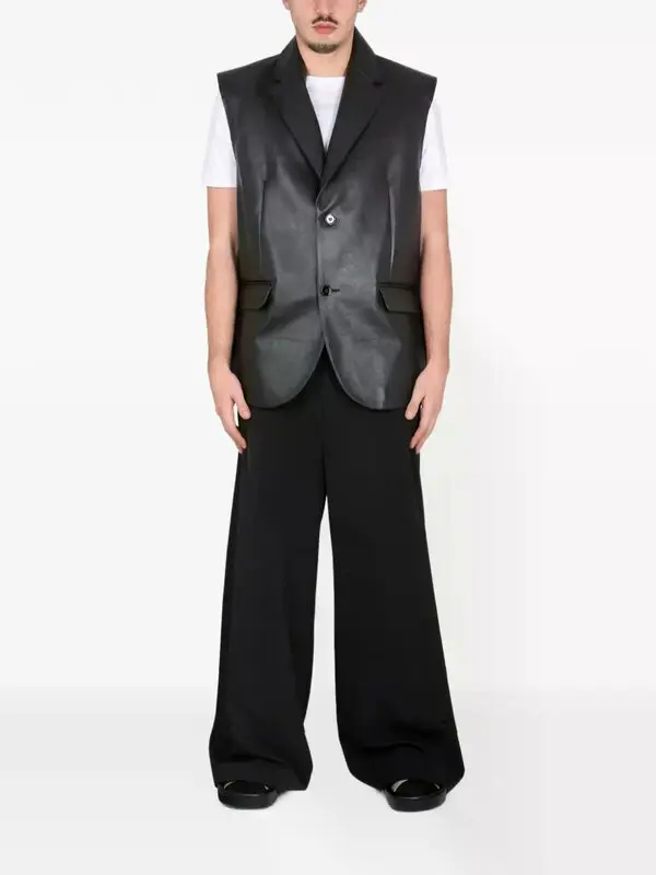 MAISON MARGIELA Leather Waistcoat
