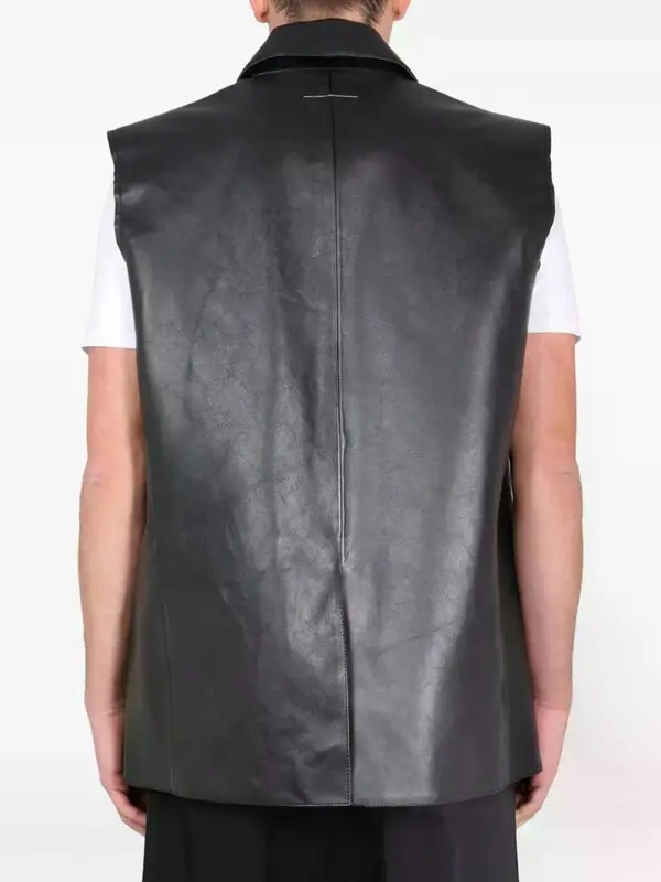 MAISON MARGIELA Leather Waistcoat