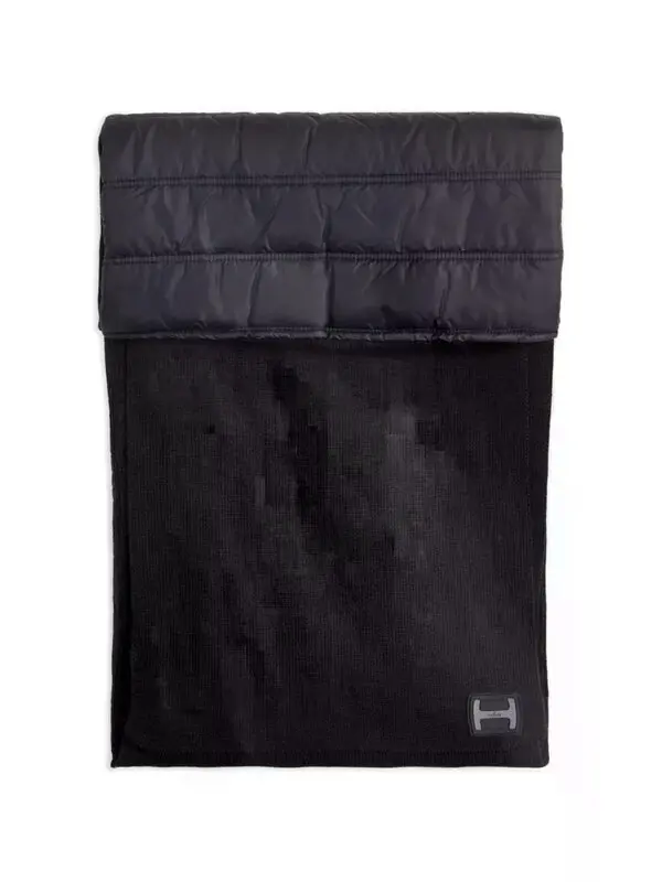 Hogan Quilted Knit Scarf