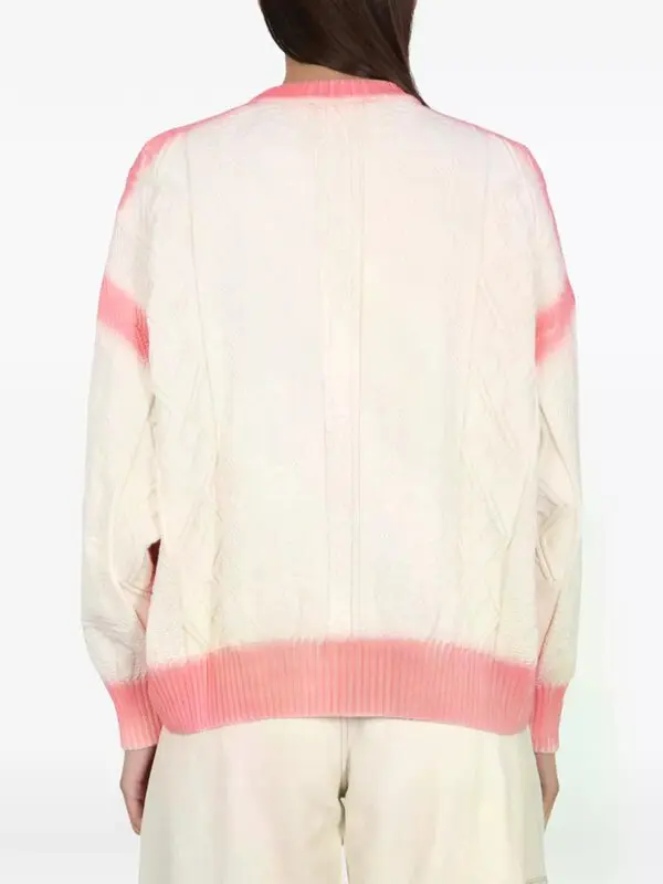 Palm Angels Palm-print Sweater - White