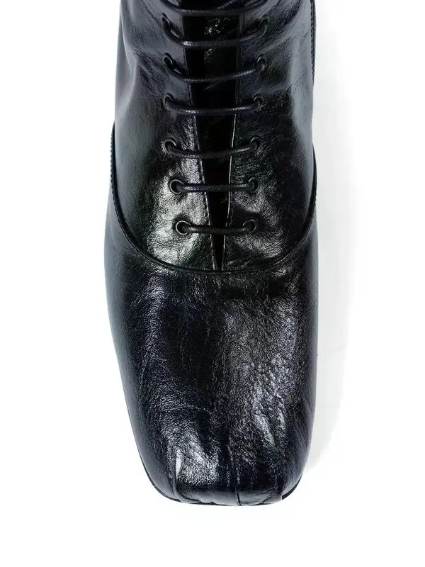 ANN DEMEULEMEESTER Monil Leather Boots - Black