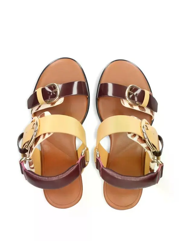 4CCCCEES Osha Line Mid Buckled Sandals - Neutrals
