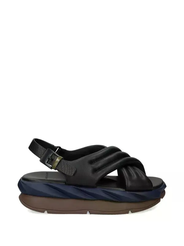 4CCCCEES Mellow Mana Criss-cross Sandals - Black