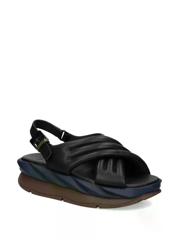 4CCCCEES Mellow Mana Criss-cross Sandals - Black