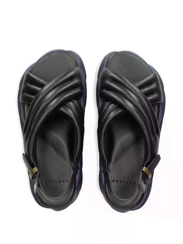4CCCCEES Mellow Mana Criss-cross Sandals - Black