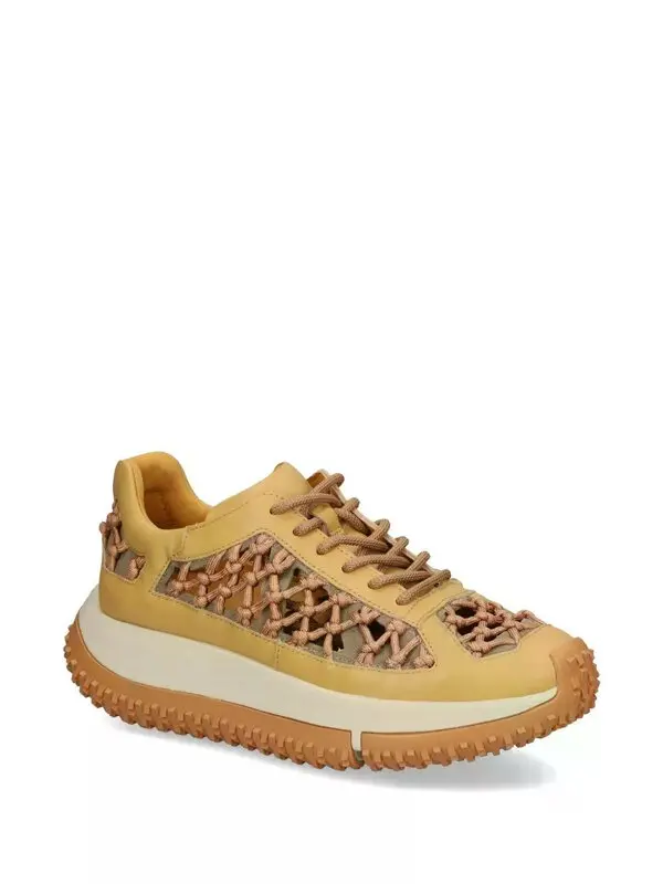4CCCCEES Kapok Link Lattice-detail Sneakers - Neutrals