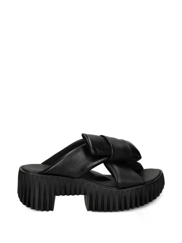 4CCCCEES Plia Bow Platform Sandals - Black