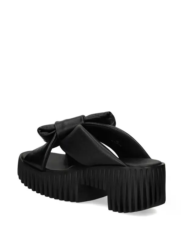 4CCCCEES Plia Bow Platform Sandals - Black