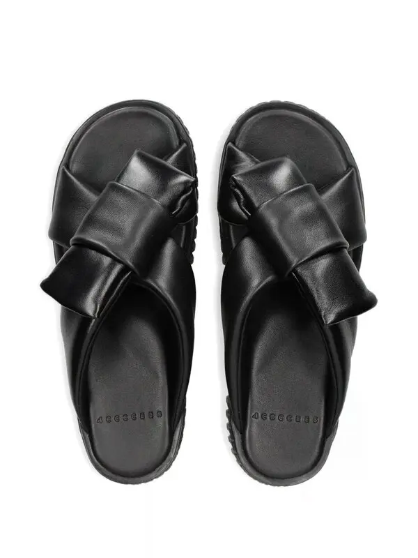 4CCCCEES Plia Bow Platform Sandals - Black