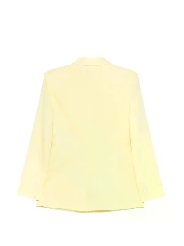 MANUEL RITZ Double-breasted Jacket - Yellow