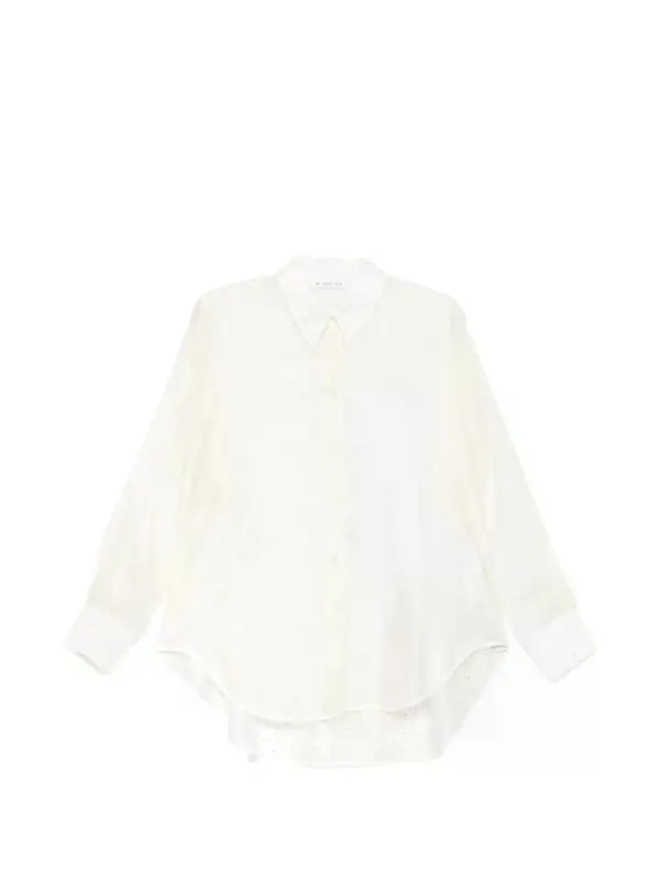 MANUEL RITZ Dotted Shirt - Neutrals