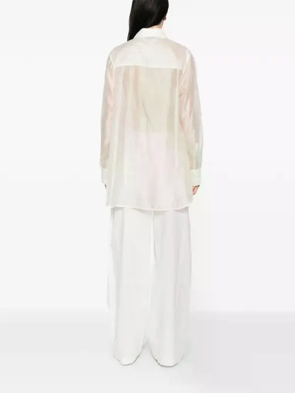 MANUEL RITZ Dotted Shirt - Neutrals