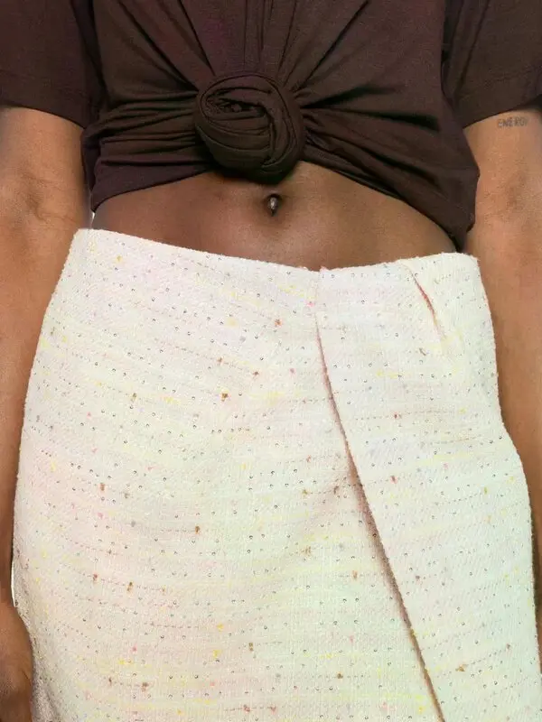 MANUEL RITZ Bouclé Mini Skirt