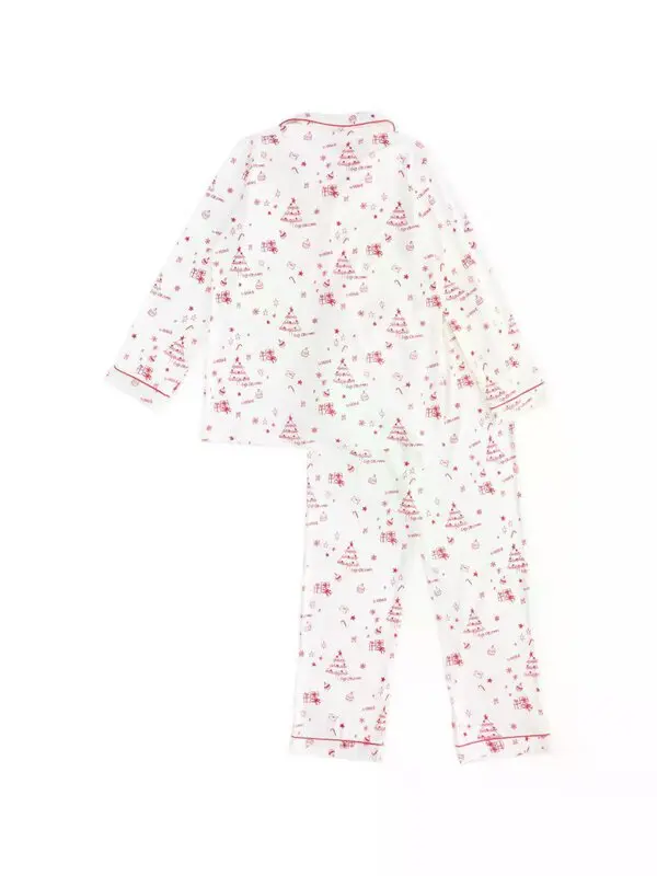 COZY CREW CLUB Christmas-print Pyjama Set
