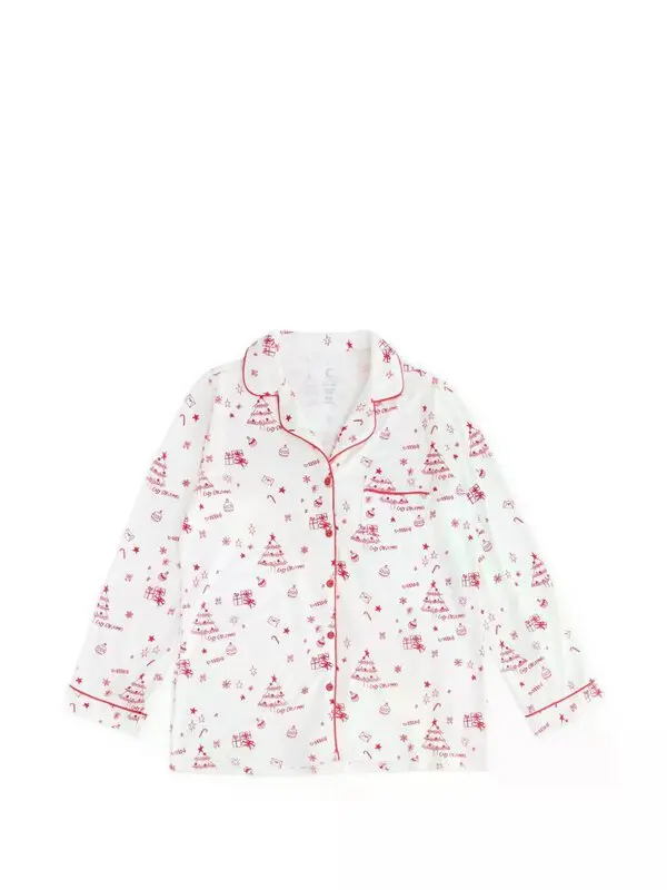 COZY CREW CLUB Christmas-print Pyjama Set